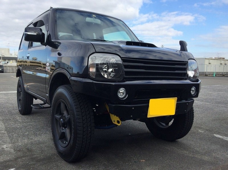 ジムニー JB23 APIO(アピオ) タクティカルフロントグリルLINE-X塗装カスタム！ | LINE-X Auto Japan